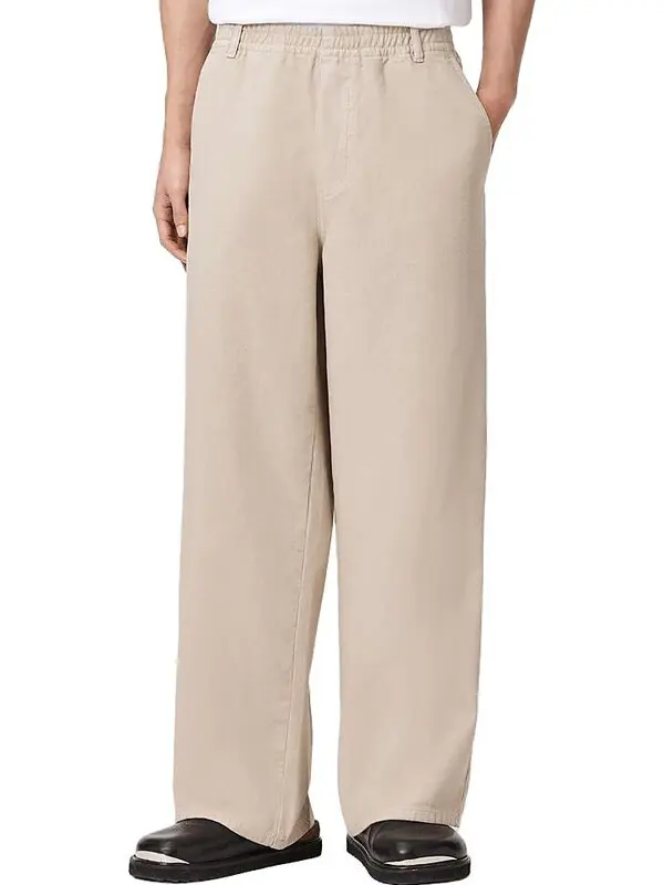 ALLSAINTS Sabbath Canvas Trousers - Beige White