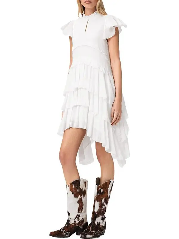 ALLSAINTS Cavarly Mini Dress - Chalk White