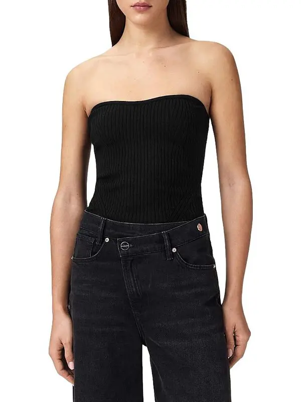 ALLSAINTS Cruz Bandeau Top - Black