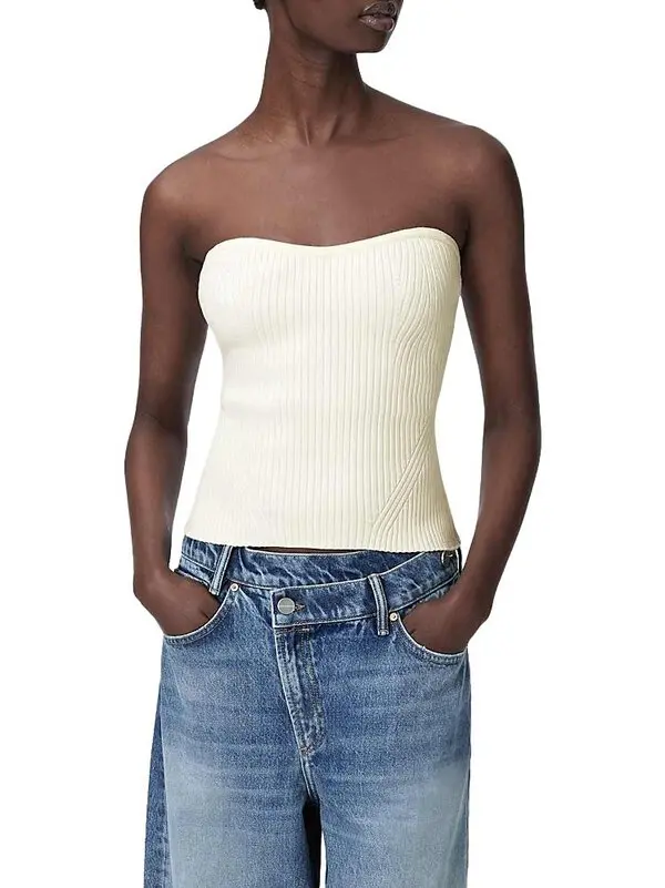 ALLSAINTS Cruz Bandeau Top - Chalk White