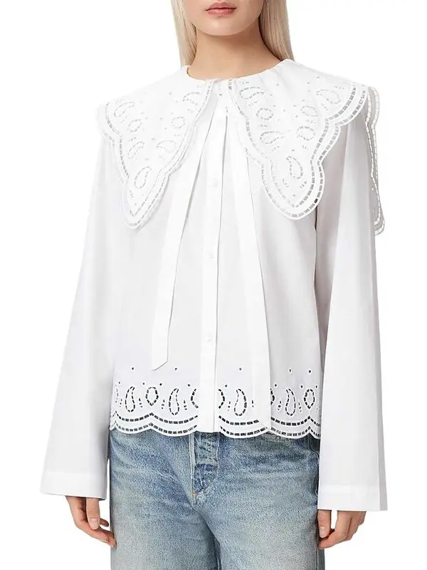 ALLSAINTS Marie Shirt - Optic White