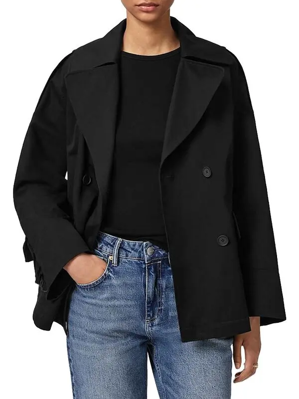 ALLSAINTS Connie Trench Coat - Black