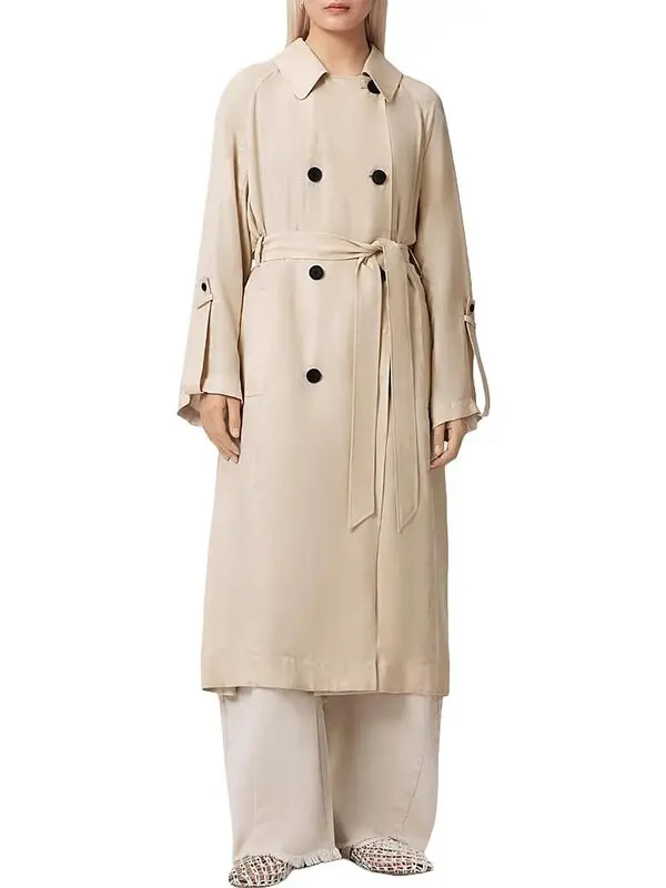 ALLSAINTS Lizie Trench Coat - Parchment