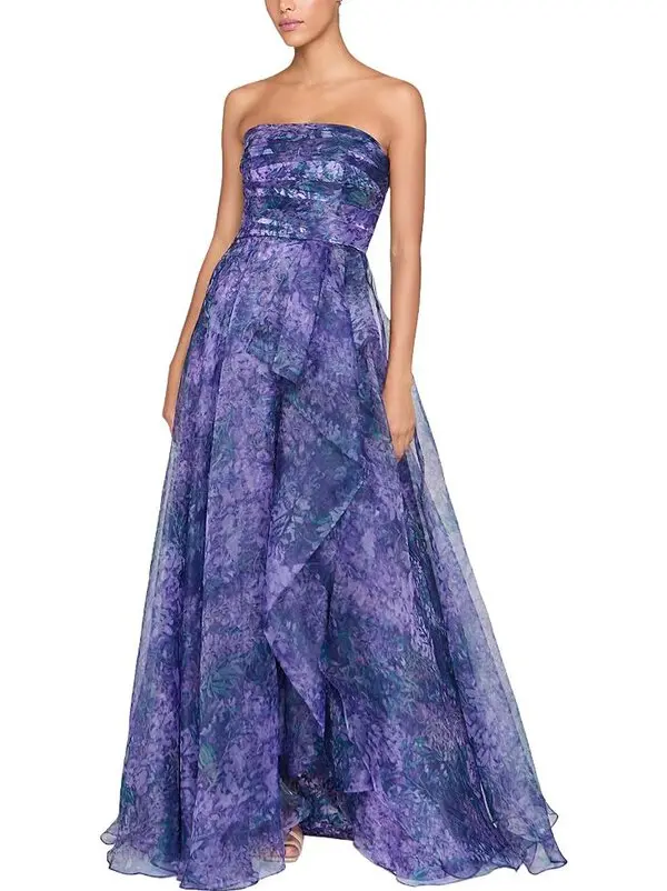 Theia Fahreta Strapless Gown - Botanic Tw