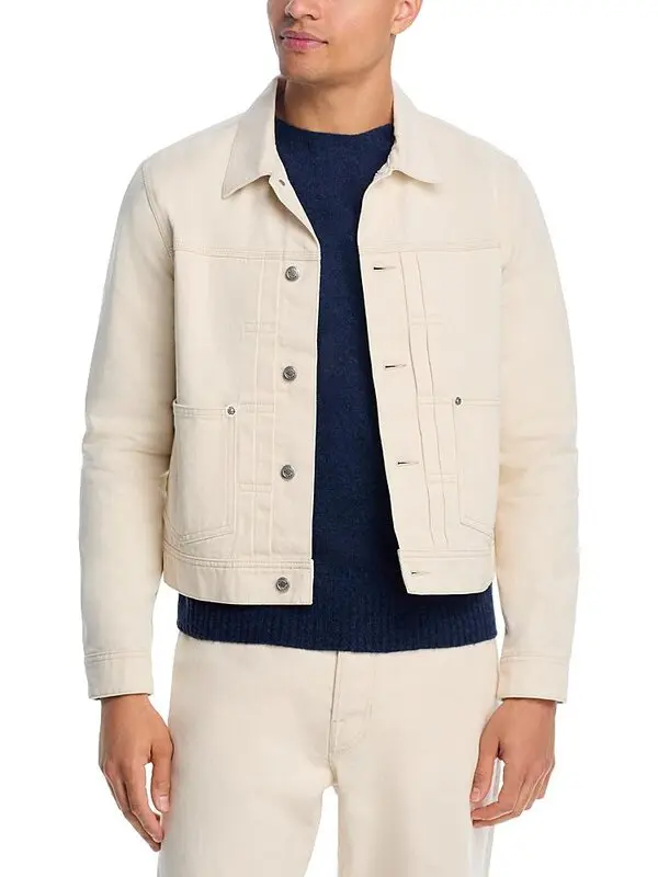 Paul Smith Point Collar Button Jacket - Rinse Wash