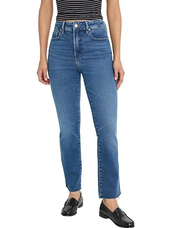 Good American Good Legs Straight Jeans - Indigo