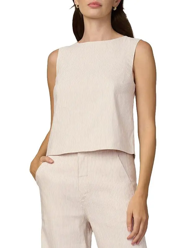 Joe's Jeans The Boat Neck Top - Micro Stripe