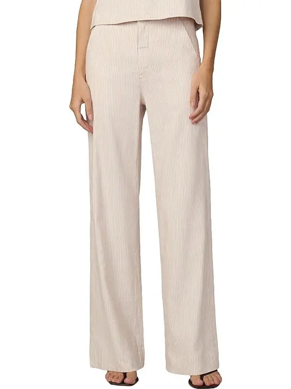 Joe's Jeans Striped Wide Leg Pants - Micro Stripe