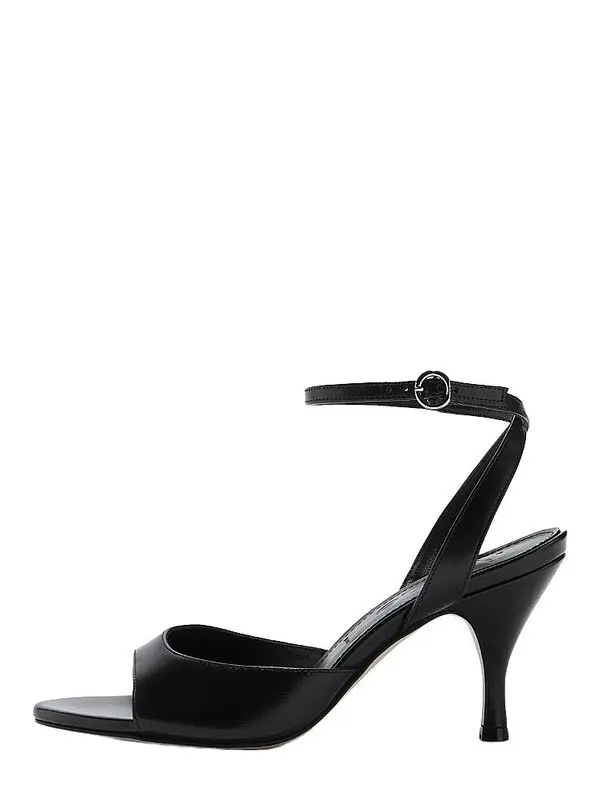 AeydĒ Jada Leather Sandals - Black