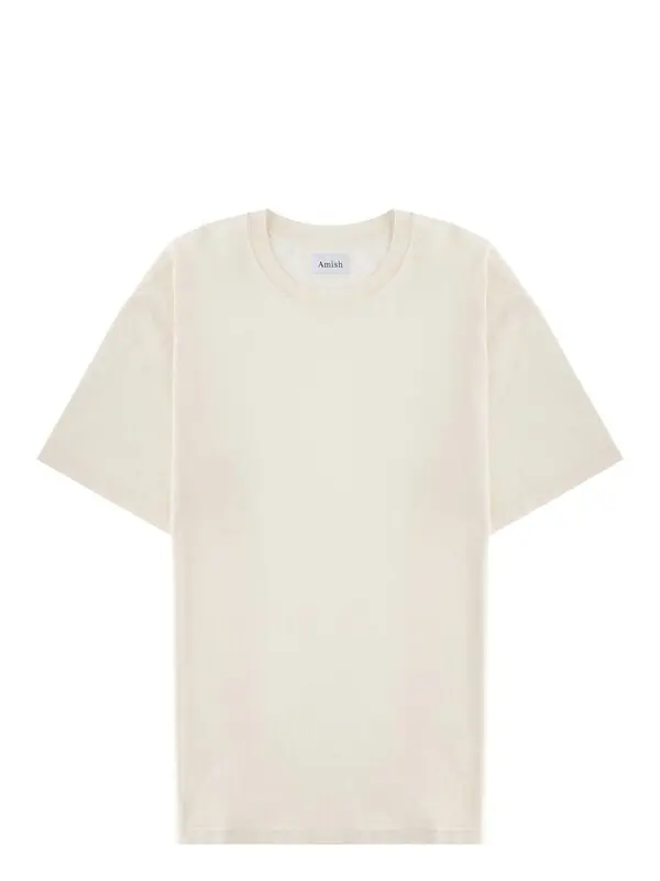 AMISH SUPPLIES T-shirt Con Micro Logo - Ivory