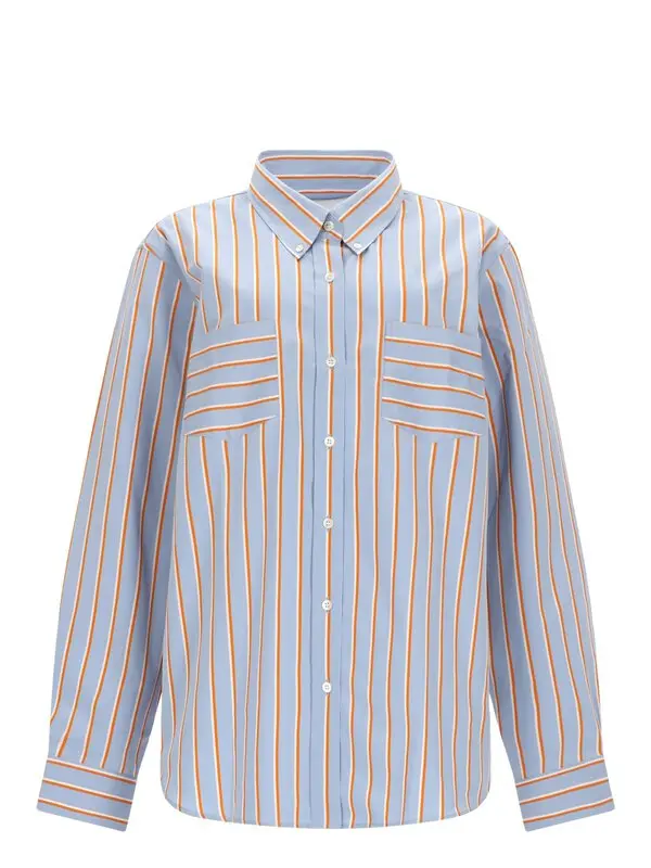 Dries Van Noten Striped Shirt - Azure