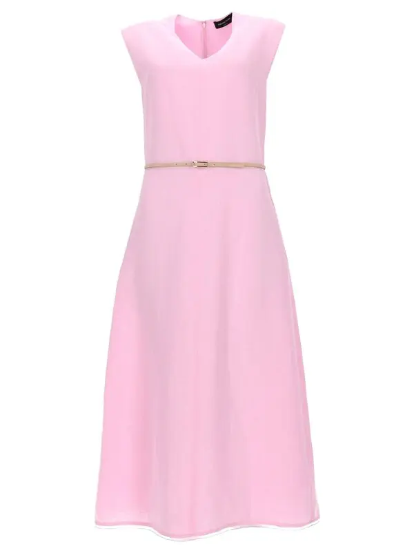Fabiana Filippi Viscose Midi Dress - Pink