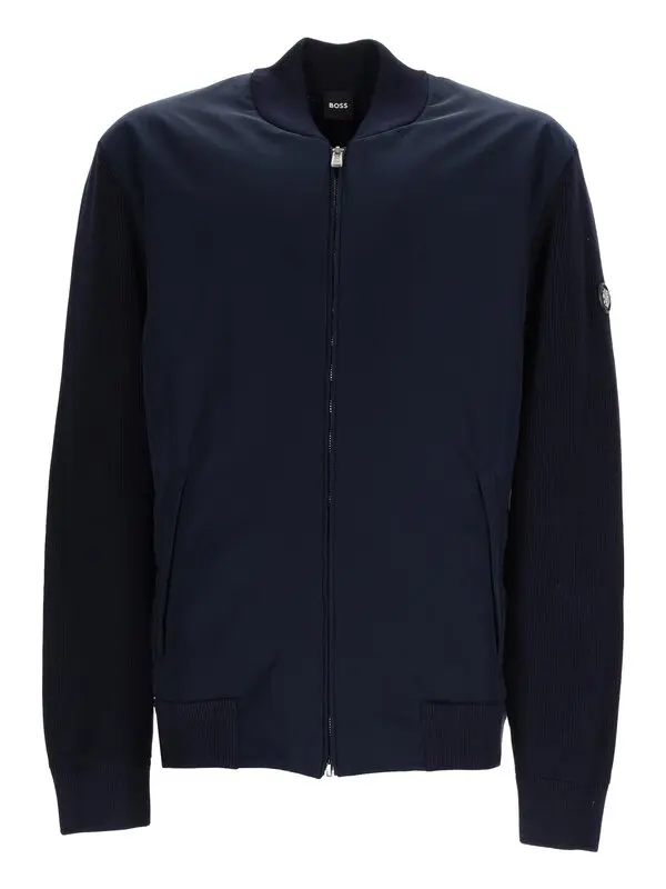BOSS C-ubaio Zip Up Jacket - Blue