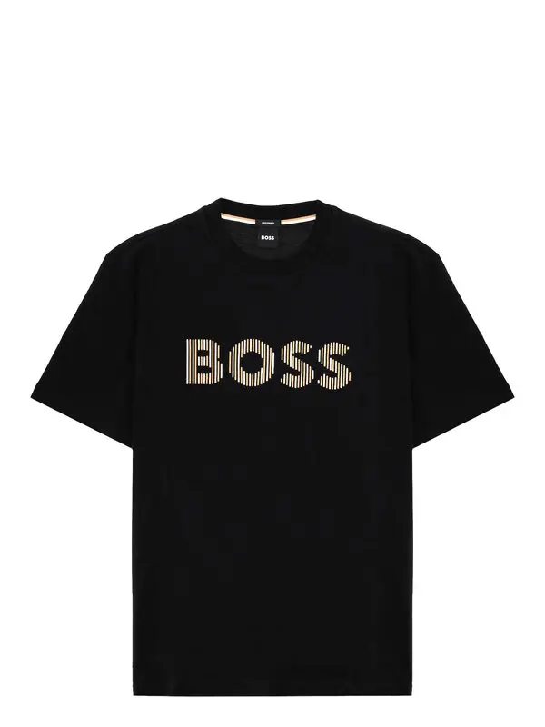 BOSS T-shirt "c-thompson" Con Logo - Black