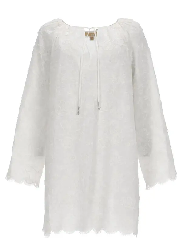Michael Kors Embroidered Dress - White