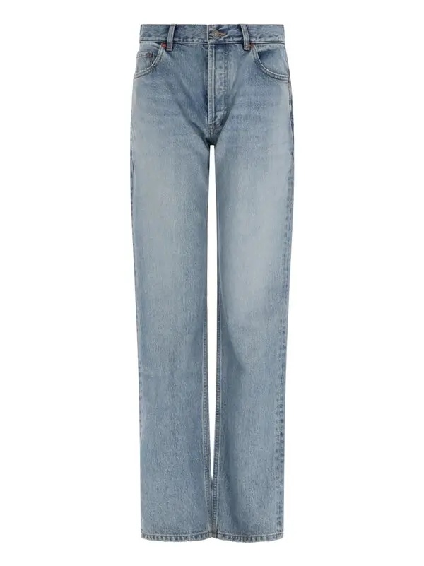 Saint Laurent Straight Fit Jeans - Blue