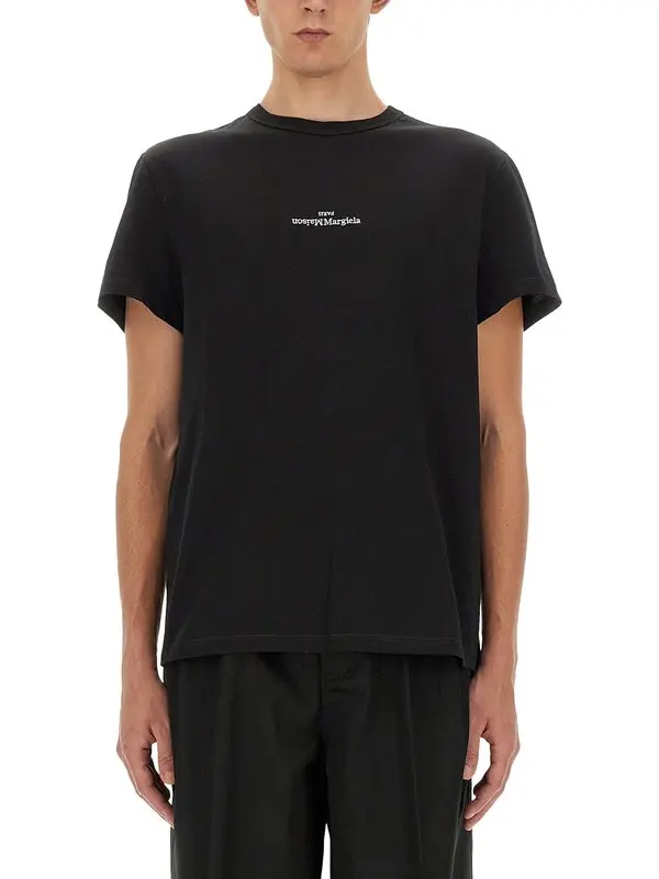MAISON MARGIELA T-shirt In Cotone - Black
