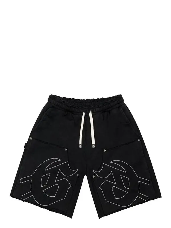 GODSPEED Carpenter Distressed Shorts - Black