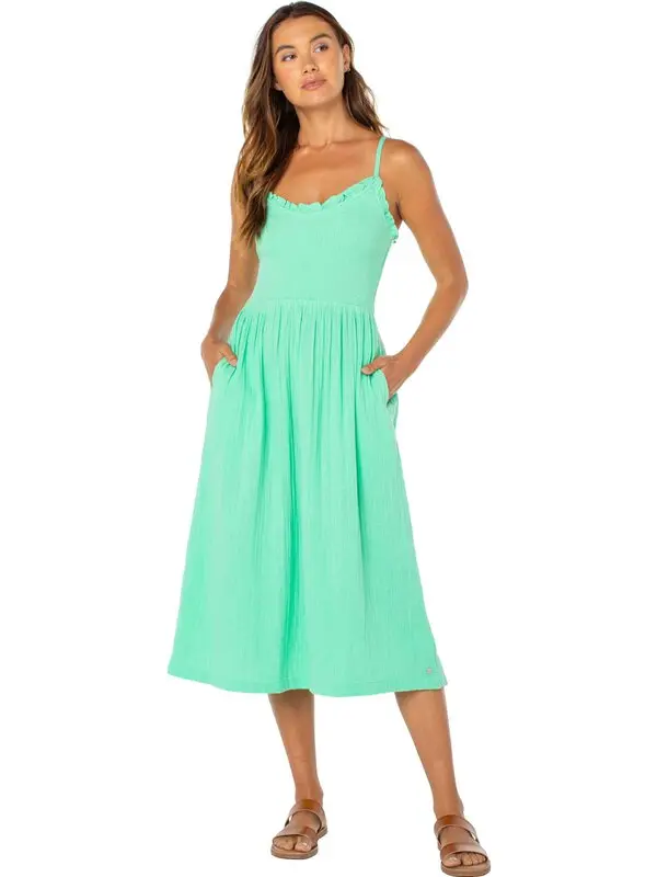 Roxy Downriver Midi Dress - Spring Bud Solid