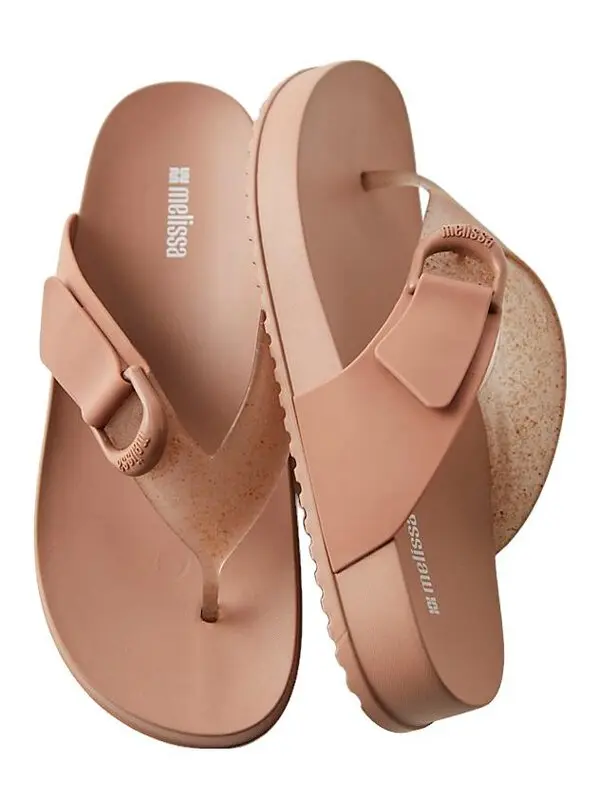 Melissa Cozy Thong Sandals - Brown