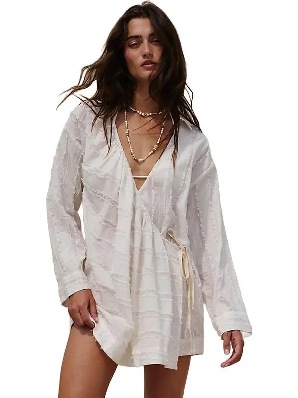 Free People Go With The Flow Wrap Top - Sugar Swizzle