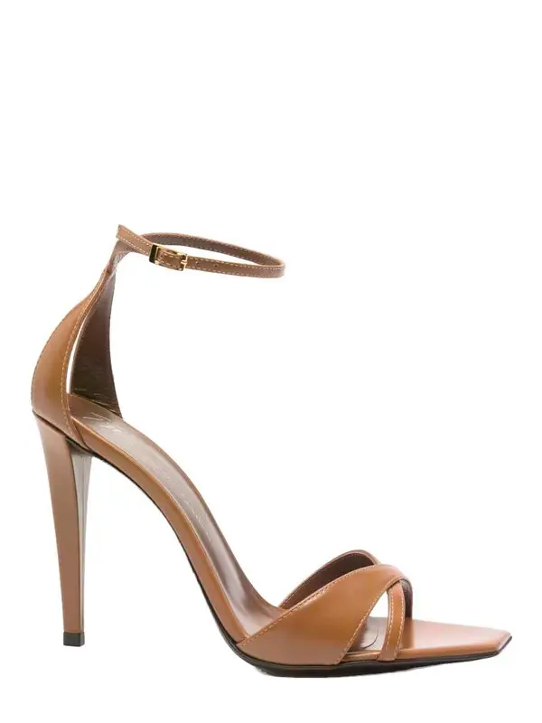 GIUSEPPE ZANOTTI Brivido Cruz Strap Sandals - Brown