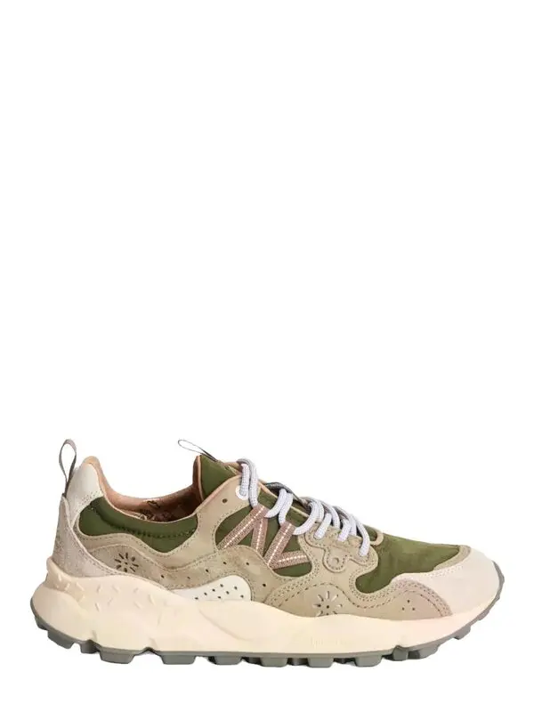 FLOWER MOUNTAIN Yamano 3 Suede Sneakers - Green