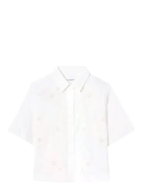 Claudie Pierlot Embroidered Shirt - White
