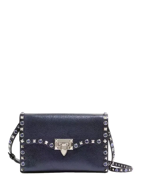 Valentino Garavani Rockstud Shoulder Bag - Blue