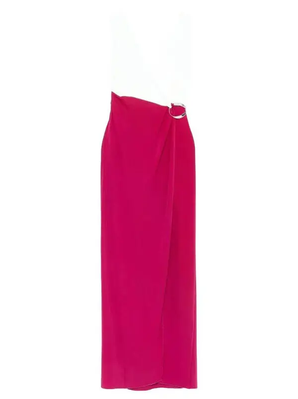 Patrizia Pepe Color-block Maxi Dress - Red