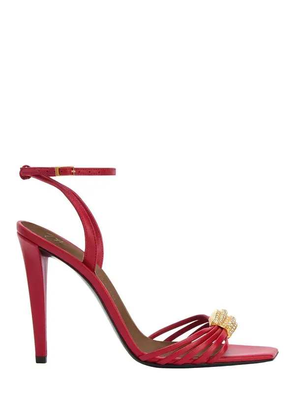 GIUSEPPE ZANOTTI Sunset Glow 105 Sandals - Red