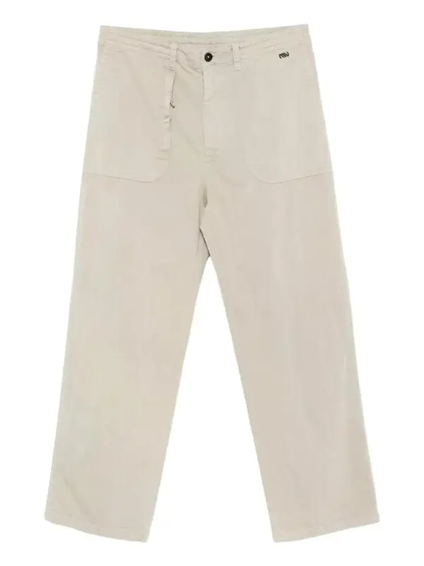 MASSIMO OSTI STUDIO Logo-patch Pocket Trousers - Neutrals