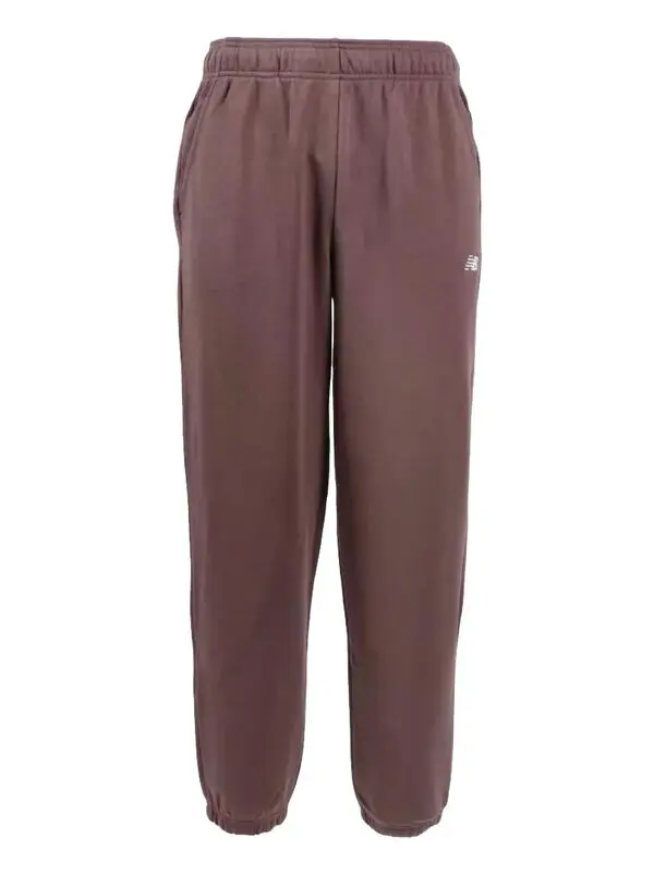 NEW BALANCE Logo Track Pants - Brown