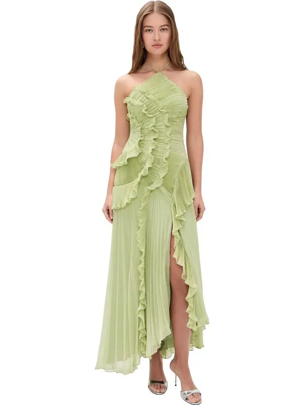 AMUR Lorelie Halter Gown - Stem