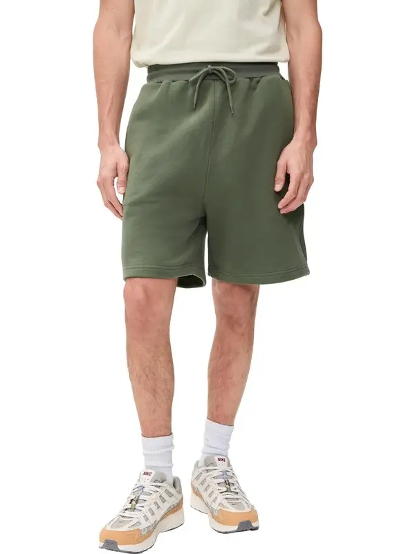 POWER GOODS Loopback Sweat Shorts - Olive