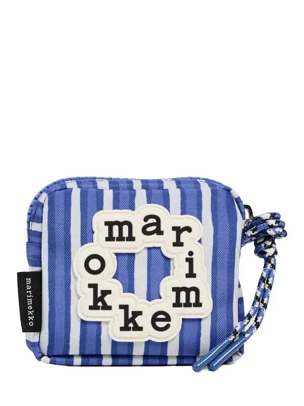 Marimekko Niekka Piccolo Pouch - Blue/light Blue