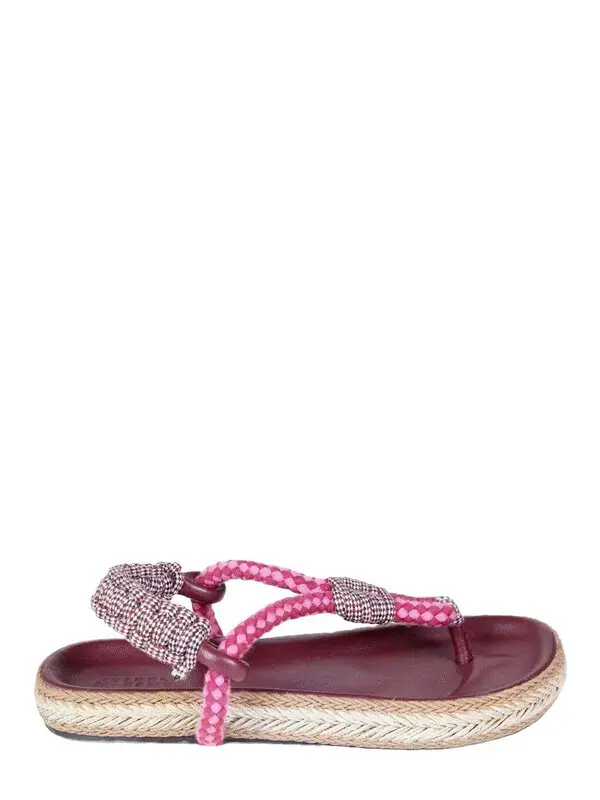 Isabel Marant Braided Flat Sandals - Pink