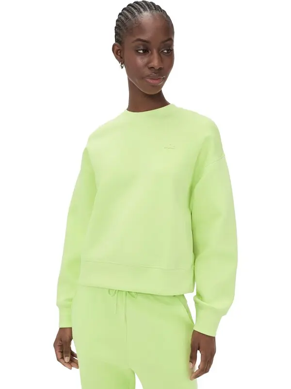 Lacoste Cotton Jersey Sweatshirt - Lime Green