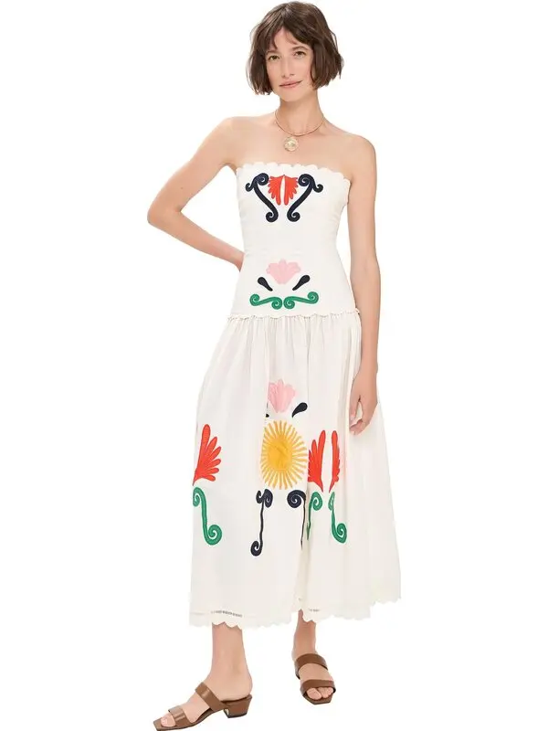 Carolina K Malla Maxi Dress - Off White