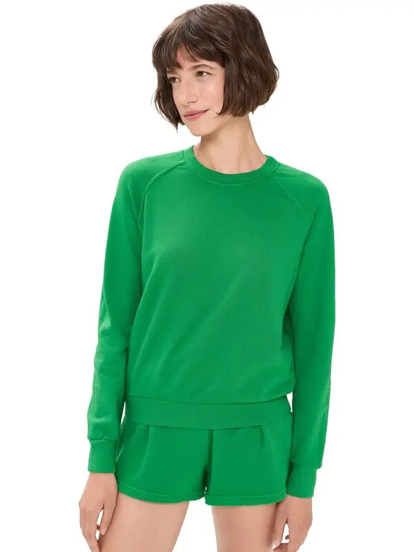 PERFECTWHITETEE French Terry Crewneck Sweatshirt - Grass