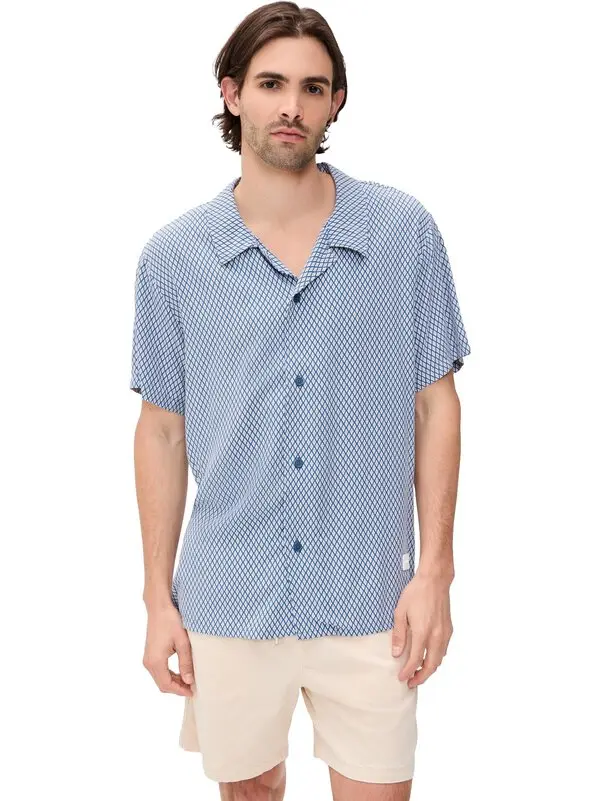 BOSS Beach Shirt - Open Blue