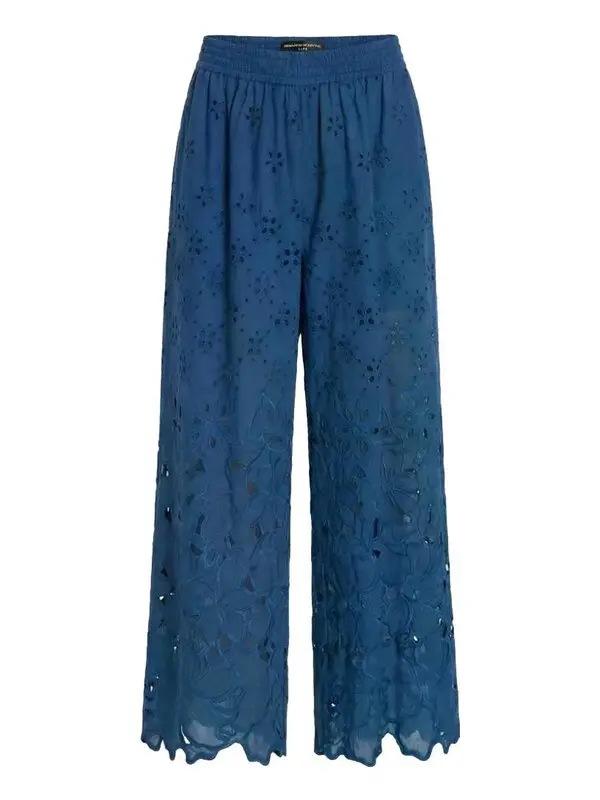 Ermanno Scervino Openwork Trousers - Blue