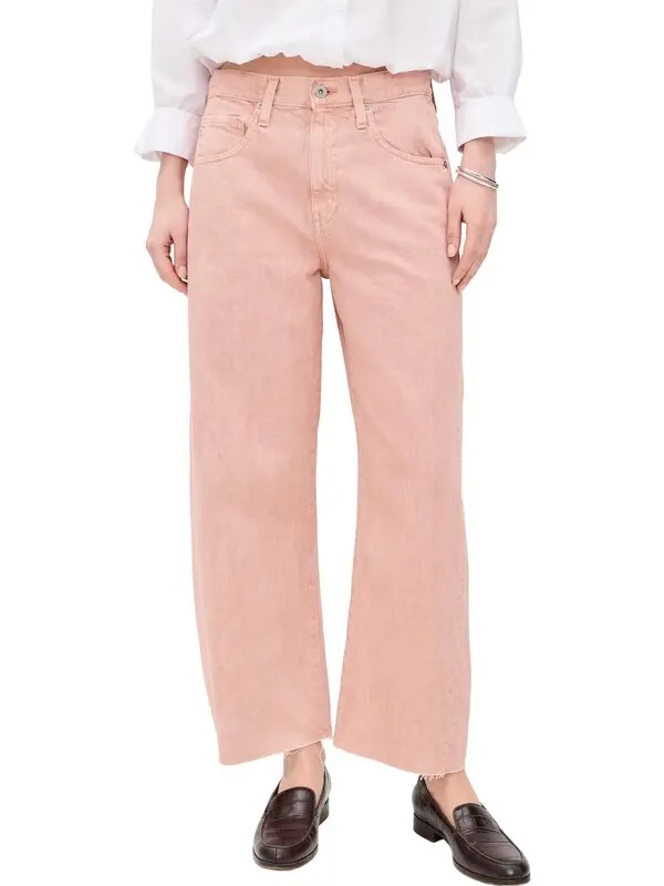 Ag Hattie Crop Jeans - Sulfur Sparkling Rose