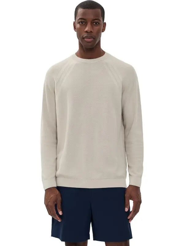 Adidas Knit Crew Neck Sweater - Wonder Alumina