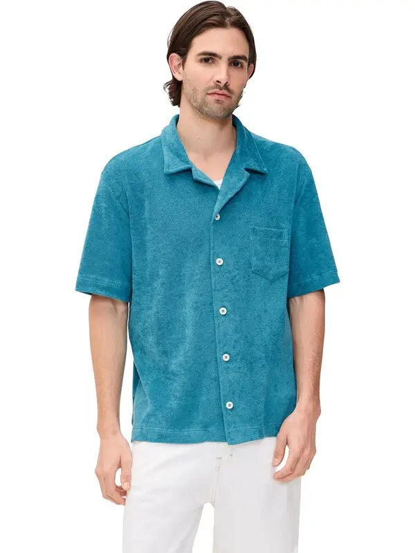 Howlin' Terry Cocktail Shirt - Aqua Blues