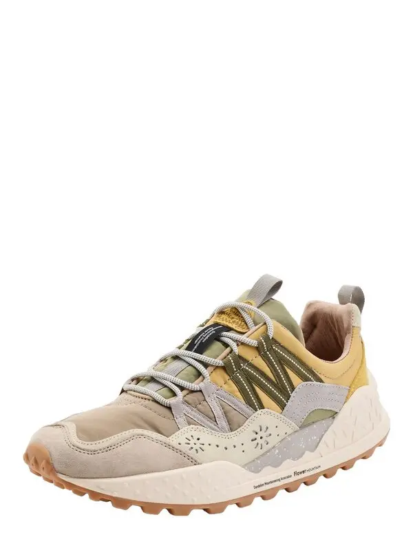 FLOWER MOUNTAIN Washi Sneakers - Taupe White
