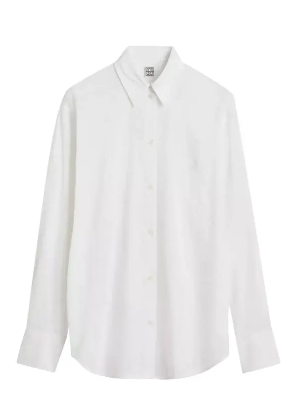 TOTEME Oversized Summer Shirt - White