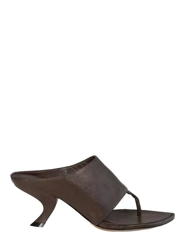 VIC MATIE T-strap Sandals - Brown
