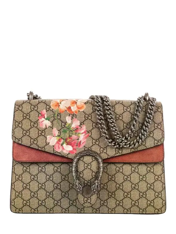 Gucci Dionysus Blooms Shoulder Bag - Neutrals