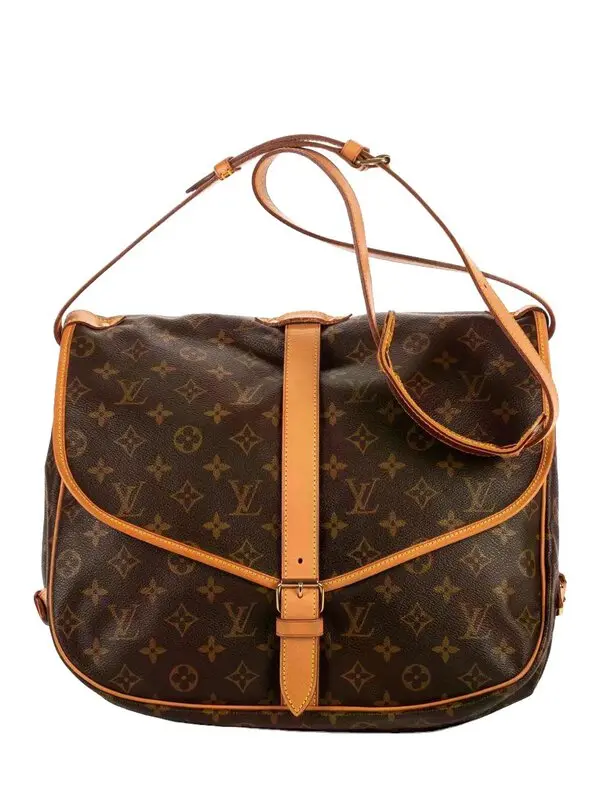 LOUIS VUITTON Saumur Shoulder Bag - Brown